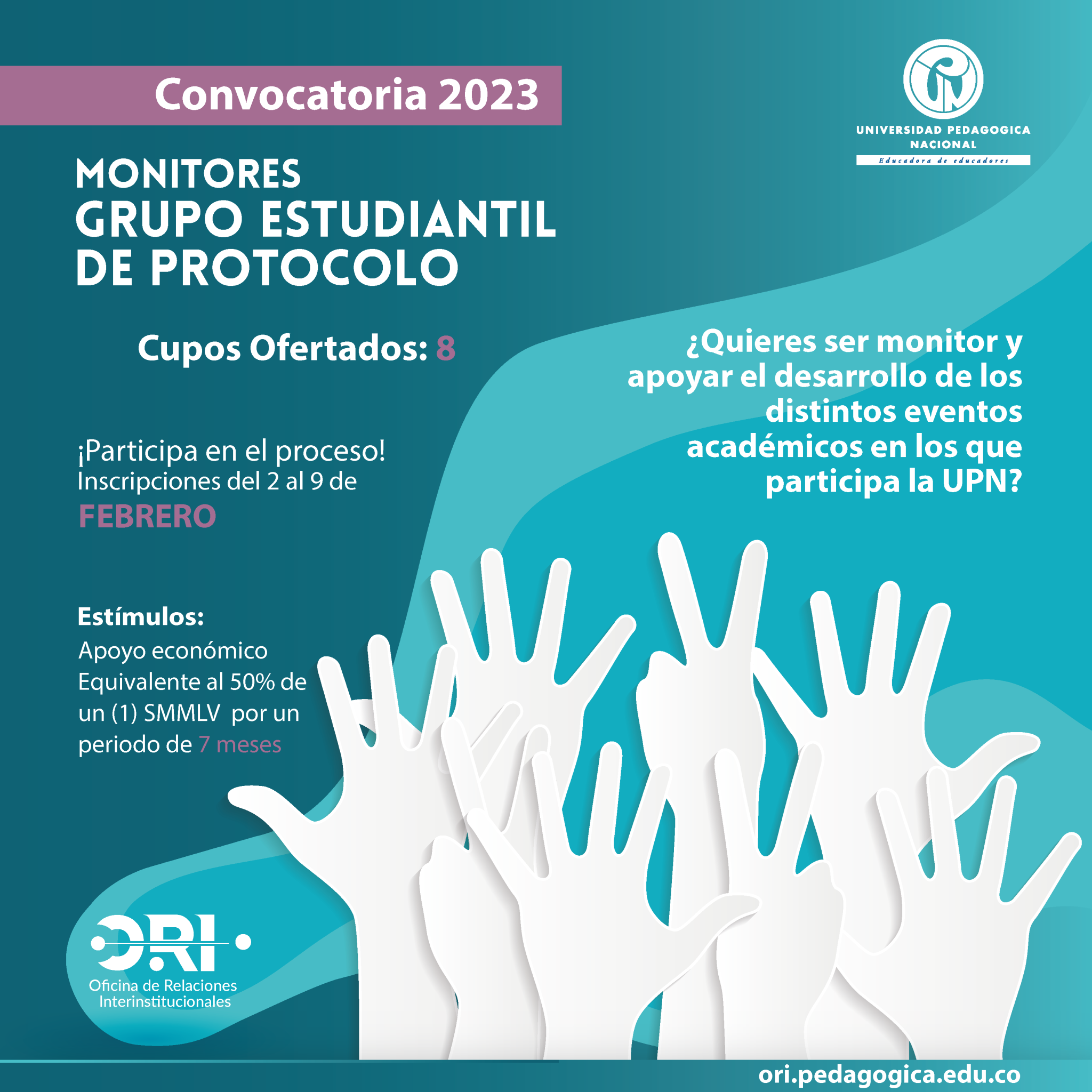 Abierta convocatoria | Grupo Estudiantil de Protocolo Institucional UPN 2023 – Oficina de ...