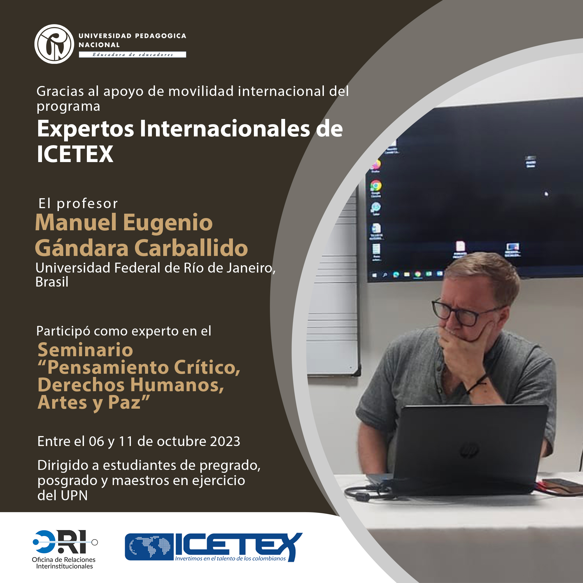 Manuel Eugenio Gándara Carballido | Experto Internacional ICETEX – Oficina de Relaciones ...